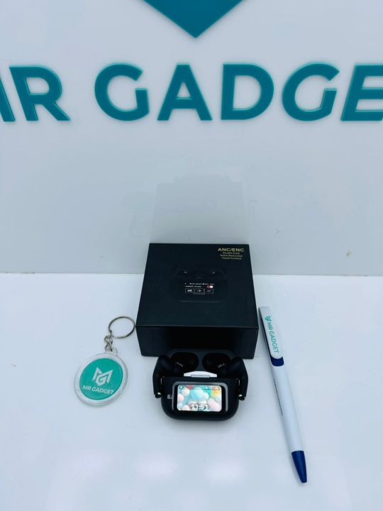 A9 Pro Air-pods ANC/ENC Noise Reductionwith digital LED display, Touch ...