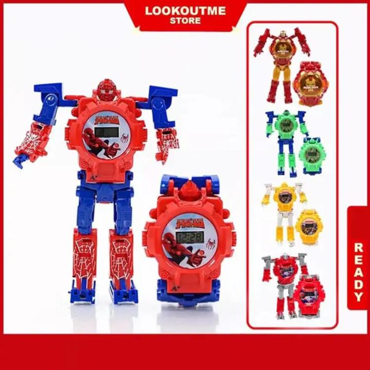 Superhero Spiderman Wrist Launcher Toy & Action Figure Set, Amazing ...