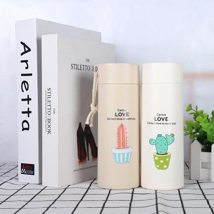 Travel Drinking Bottle Cactus 450ML Glass Bottle Water Bottle ...