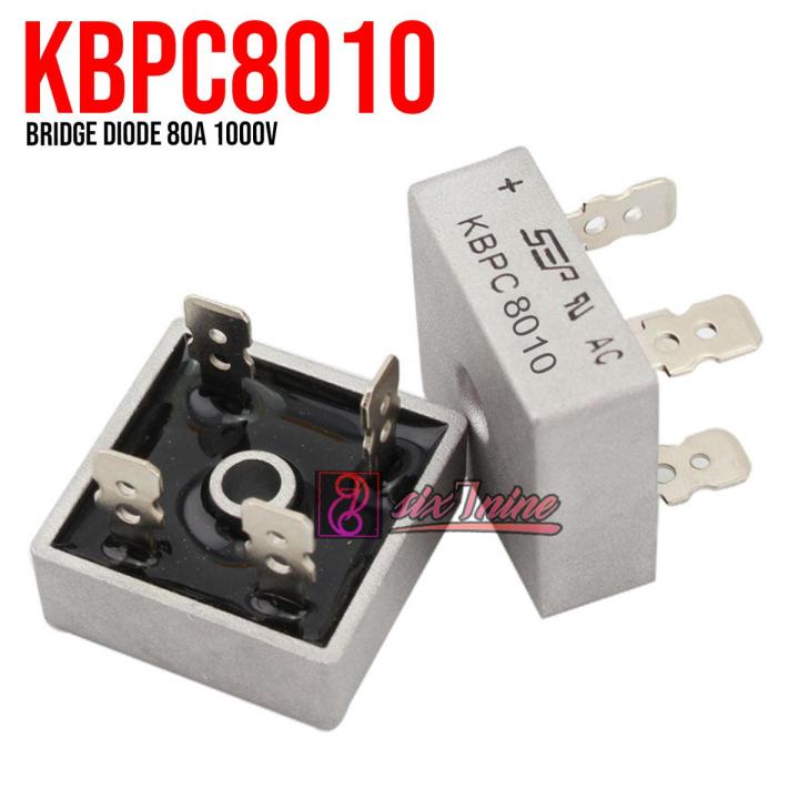 【Footprint】 KBPC8010 Diode Bridge Rectifier Diode 80A 1000V KBPC 8010 ...