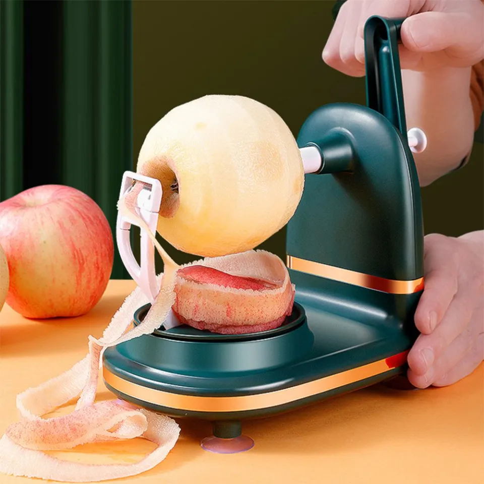 Hand cranked Manual Fruit Peeler Multifunctional Apples Peeler Slicer Kitchen Peeler Slicing Tool With Spare Blades Daraz.pk