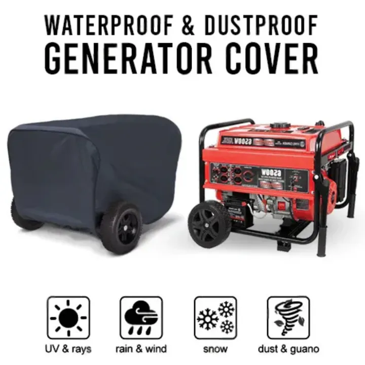Waterproof Generator Cover – Heavy Duty Parachute Fabric for 1KV to 7KV ...