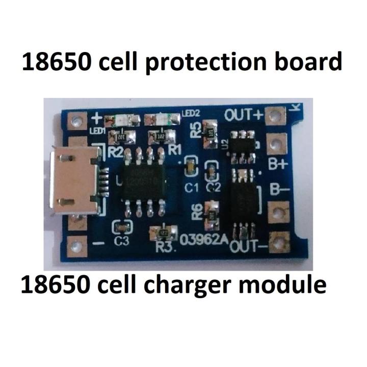 18650 charging module auto cutup 3.7v cell charger with micro usb ...