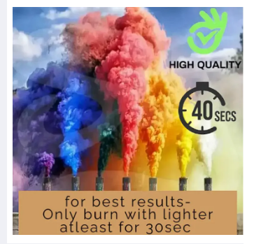 High Quality 1 box Color smok Birthday Celebration Color_smoke Flare ...