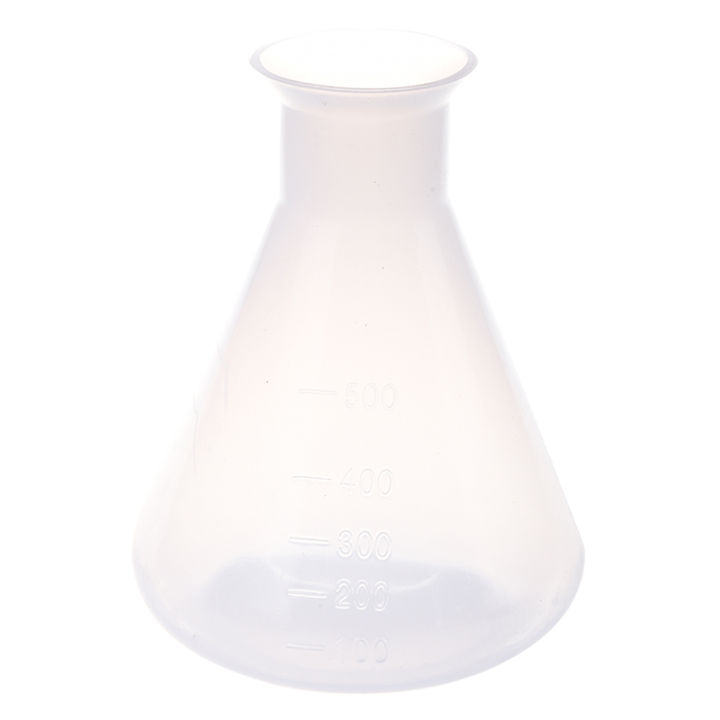 500ml Clear Plastic Laboratory Ccal Conical Flask Storage Bottle | Daraz.pk