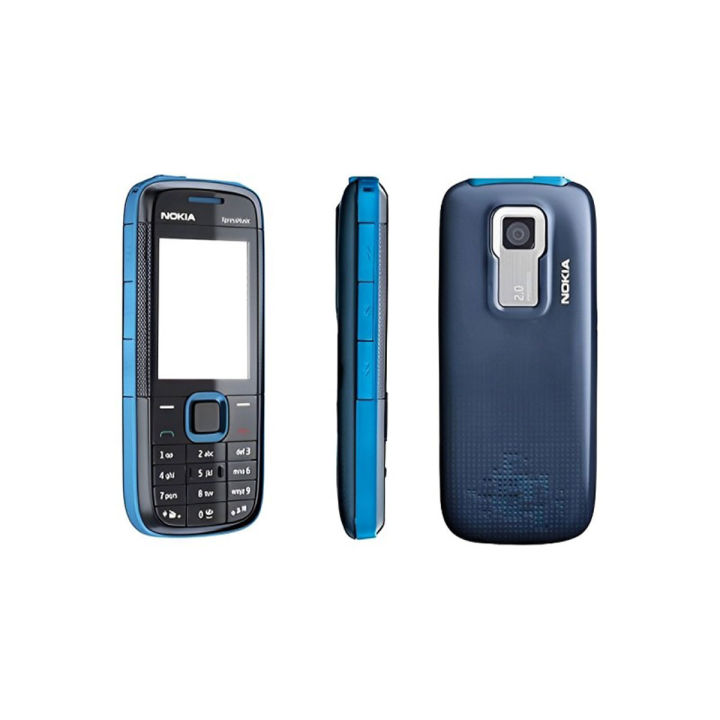 Nokia 5130 Housing (Complete) (Blue), Nokia 5130 Front and Back ...