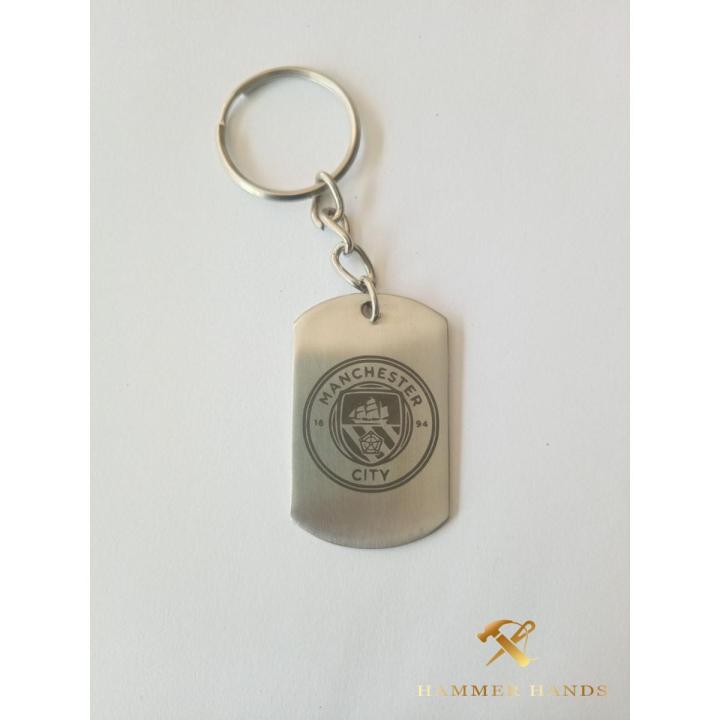 Manchester City Football Stainless steel key chain | Daraz.pk