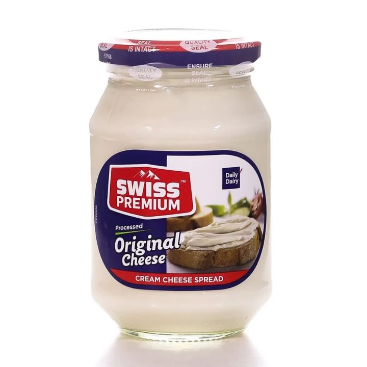 SWISS PREMIUM ORIGINAL PROCESSED CREAM CHEESE SPREAD JAR 250 (𝐢𝐦𝐩𝐨𝐫𝐭𝐞𝐝 ...