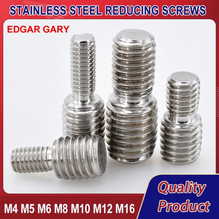 M4 M5 M6 M8 M10 M12 M16 304 Stainless Steel Reducing Screws Conversion Double-ended Headless ...