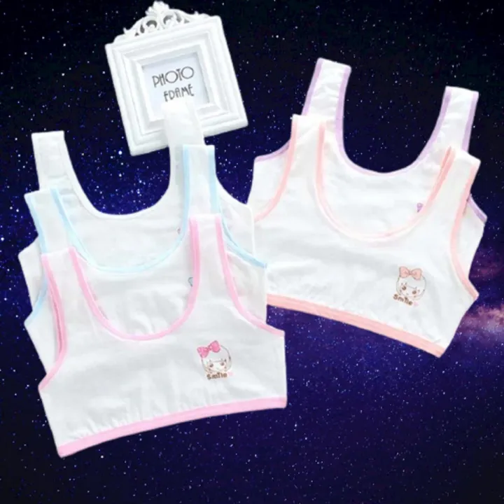 Imported Cotton Training Bras for Teenage Girls – Student Bra for Kids ...