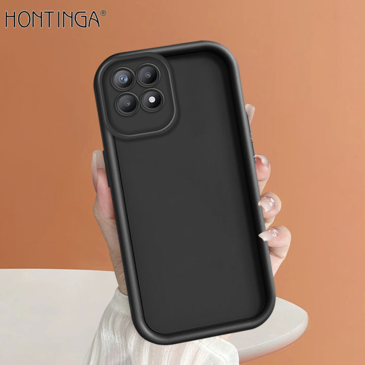 Hontinga for Realme 8i Narzo 50 Back Cover Luxury Ladder Soft Camera ...