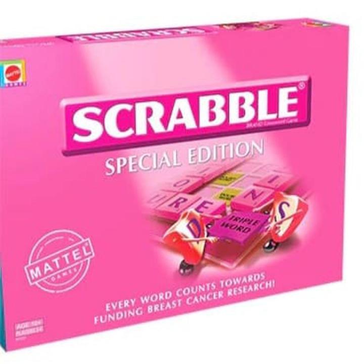 Crossword Board Game Foreign Imports Pink Scrabble Special Edition ...