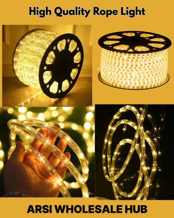LED Rope Light Ceiling Light Strip Room Decoration Warm White Color ...