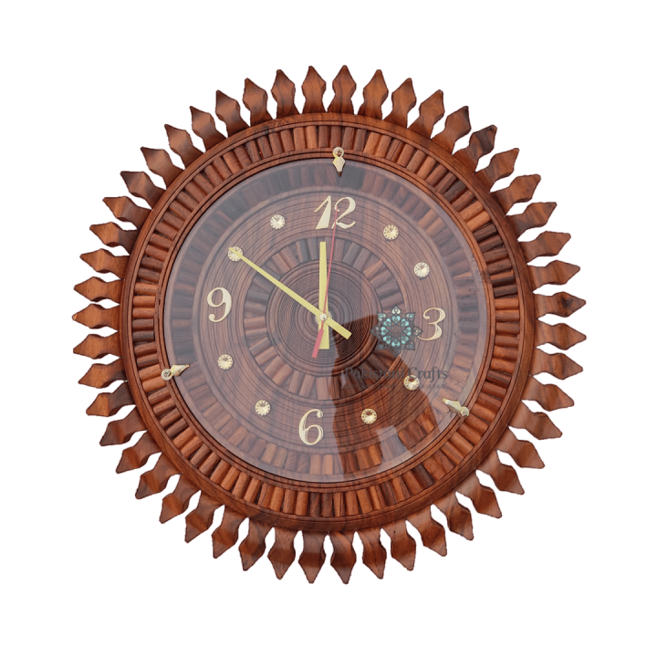 Wooden Wall CLock fine Quality | Daraz.pk