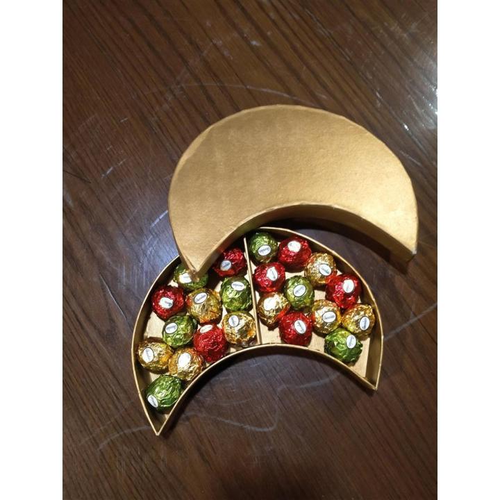 chocolates box for gift, Assorted Chocolate Box Moon shape gift Box ...