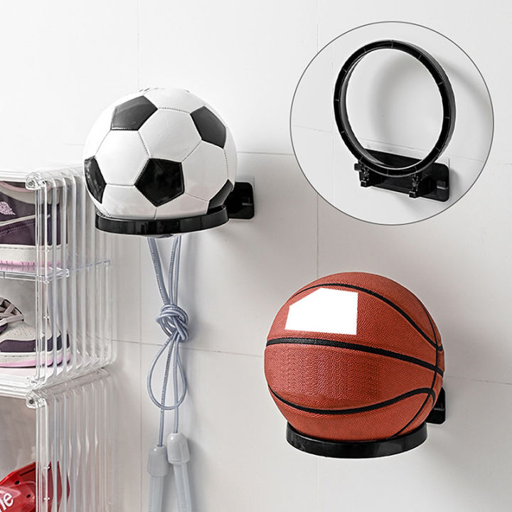 Wall Mounted Basketball Storage Rack Plastic Multi-purpose Football ...