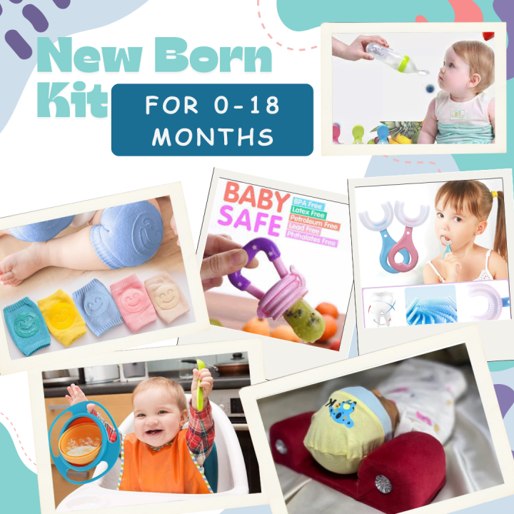 6 in 1 Baby newborn Deal –Baby Deal 6 in 1, U-Shaped Toothbrush, Soft ...