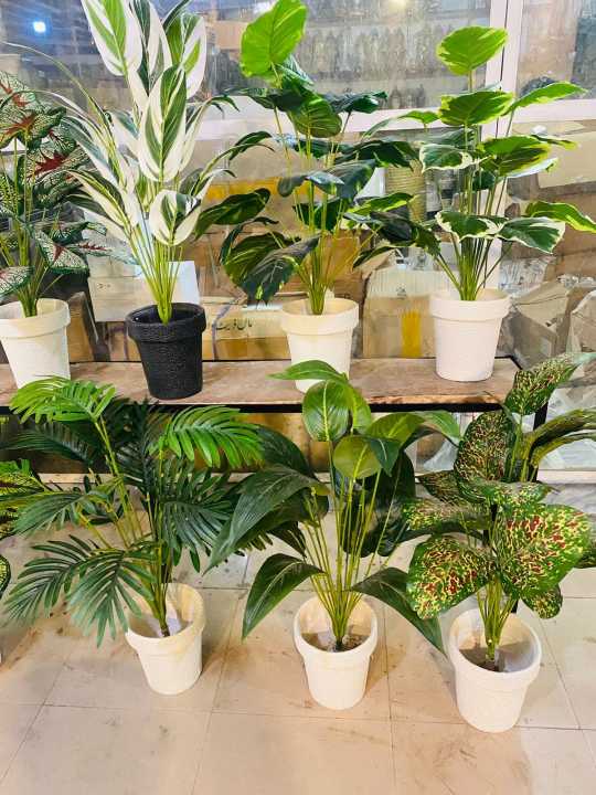Artificial plants for home decor store