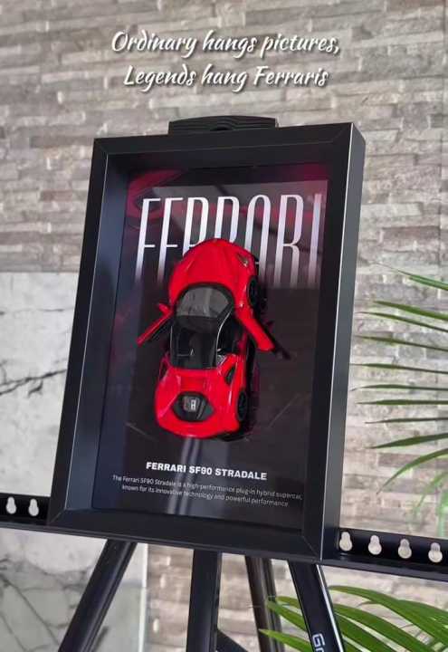3D Diecast Car Frame, Luxury Wall Art, Picture Frame Décor for Car ...