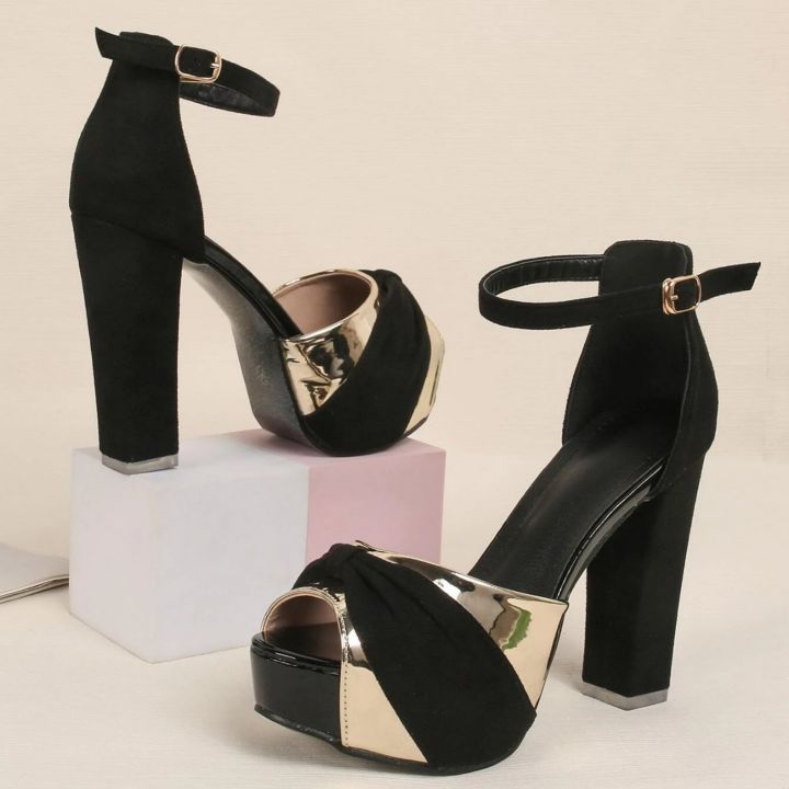 Women Fashion Stylish Block Heels Sandal for Every Event Weeding, Party ...