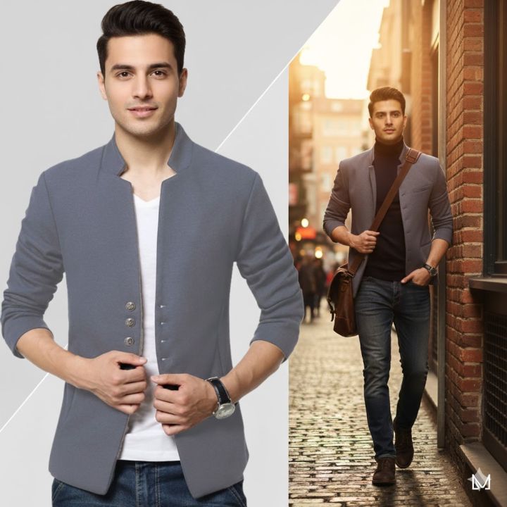 Men's Fleece Coat for Casual Outings | Daraz.pk