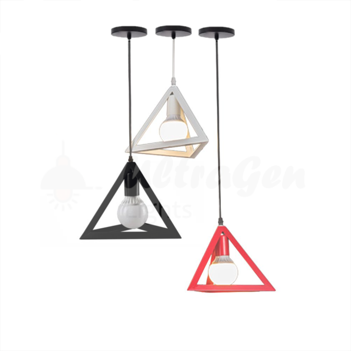 Multi Color Triangle Hanging Light | Ceiling Lamp | Pendant Light for ...