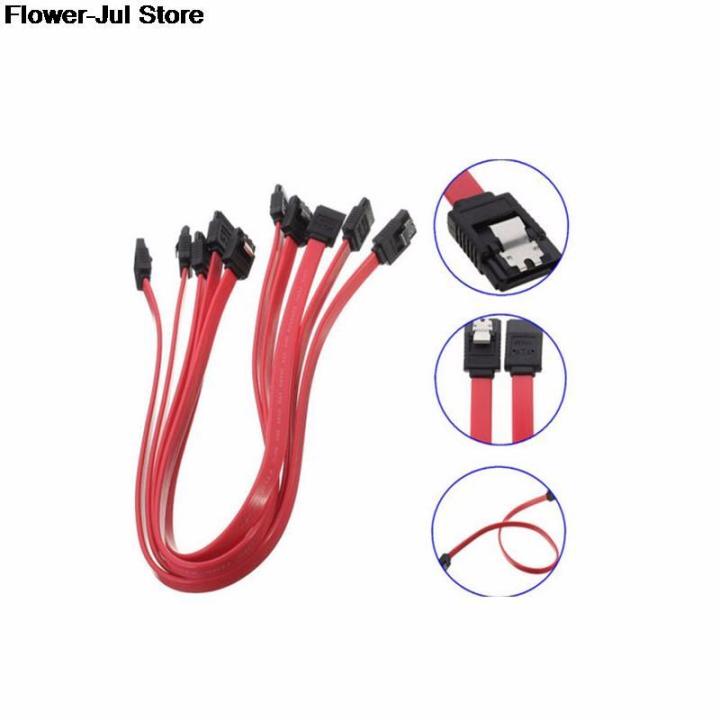 1pcs Serial Ata Sata 3 Raid Data Hdd Hard Drive Disk Cables Red ...