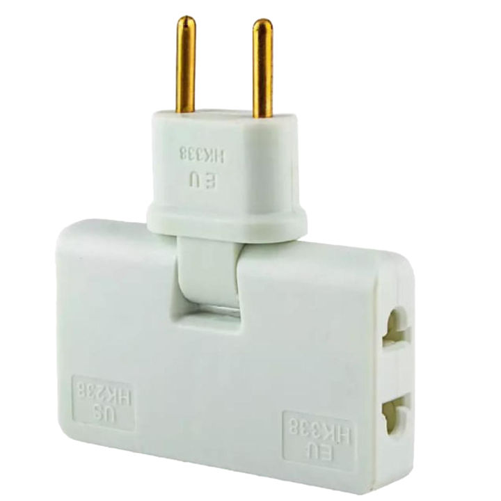 3 In 1 Universal Rotating Wall Socket and | 2 Pin Shoe Male Plug Switch ...