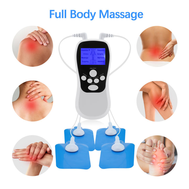Rechargable Digital Therapy Tens Machine -Electric Body Massager Health ...