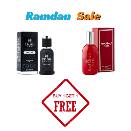 Fogg Explore & Royal Mirage Sport Perfume Combo – Buy 1 Get 1 Free ...