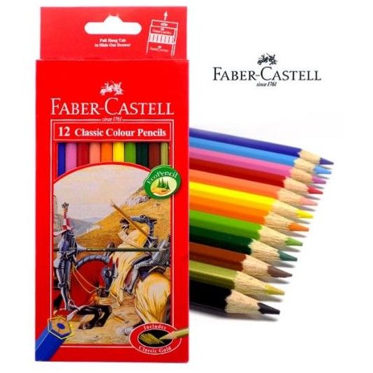 FIber Castel 12 Classic Color Pencils | Daraz.pk