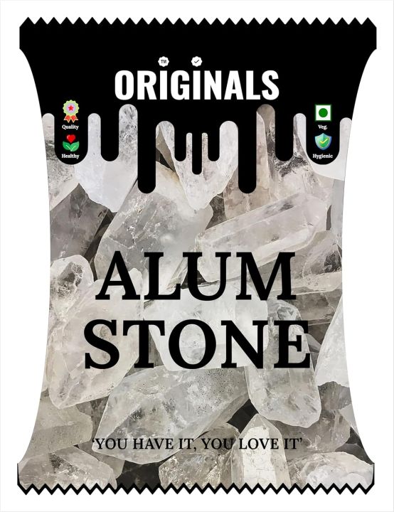 Originals™ Alum Combo Pack of Alum Stone, Alum Powder, Red Alum Stone ...