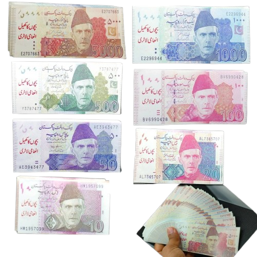 7 Type Muticolor Children Play Pakistani Note Learning Toys | Daraz.pk