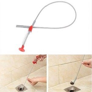 90cm Stainless Steel Drain opener Wire | Sink Cleaning Hook | Clogged ...