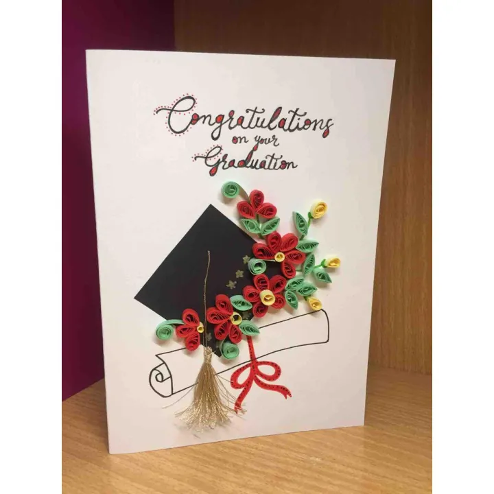Congratulations on Graduation Handmade Customised Greeting Card | Daraz.pk