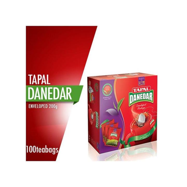 Tapal Danedar Enveloped Tea Bags – 100 Pcs | Daraz.pk
