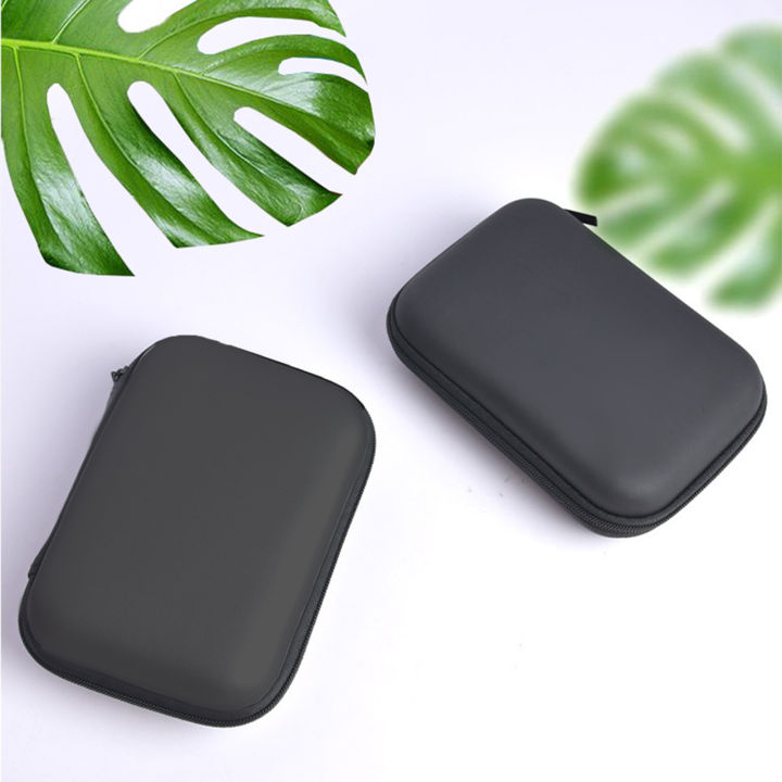 Portable PVC Cable Organizer Bag 10x14x4cm for Tech Gadgets - Black ...