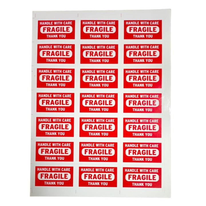 Handle With Care Fragile Stickers for Sensitive Products 21 PCS IN 1 ...