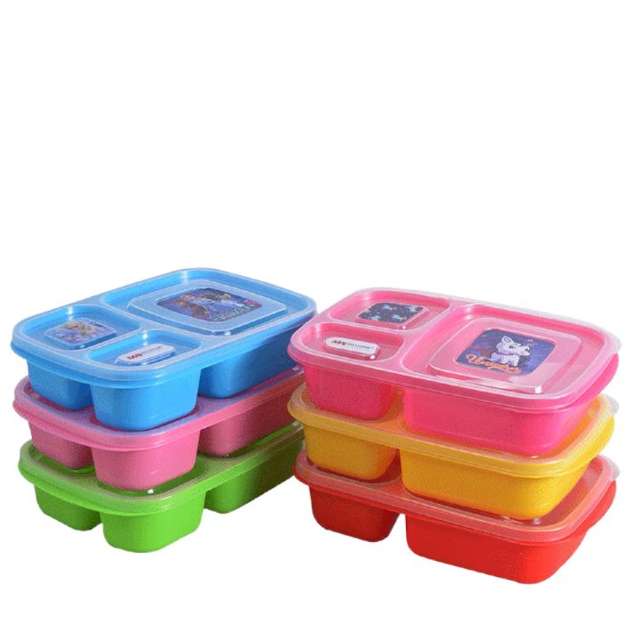 Smart Student Lunch Box Compact 700 ML with Double Compartments Perfect ...
