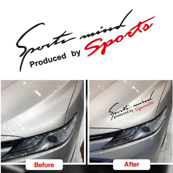 Sports mind Sticker -1Pcs Racing Car Decal Stickers Auto Reflective TRD ...