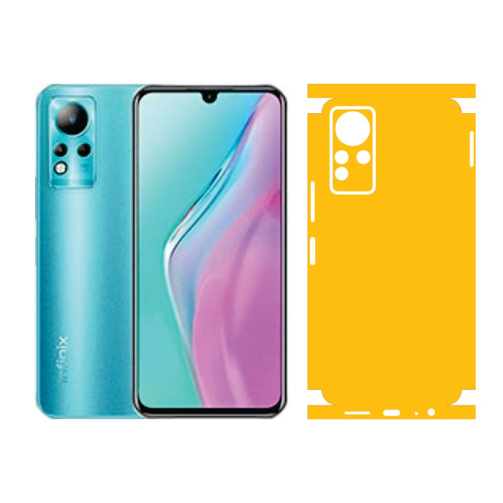 Back Paper For Infinix Note 11 Back RHINO-0005 YELLOW Self adhesive ...