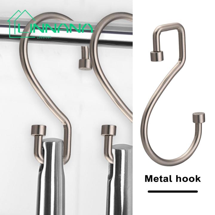 Space-saving Curtain Hook Space-saving S-shaped Curtain Hooks Easy ...
