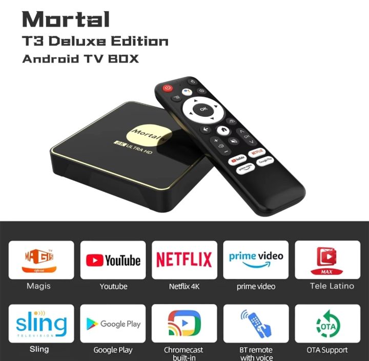 100% Original Android tv Box CBox Magic Pro / Mortal T3 2/8 , 4/32 for ...