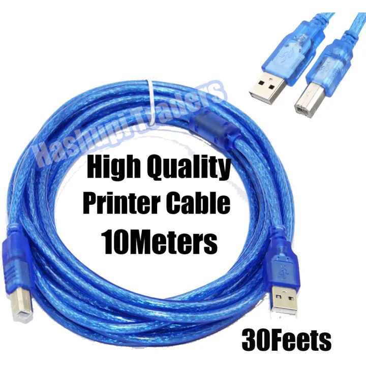 10M Printer Cable High Speed, USB (a-b) Premium Quality | Daraz.pk