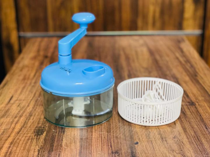 "Nowake Chopper with 3 Stainless Steel Blades and Extra Strainer - Made ...