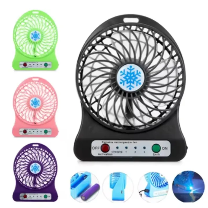 Mini Portable fans rechargeable battery | USB Cooling Fan Super Strong ...
