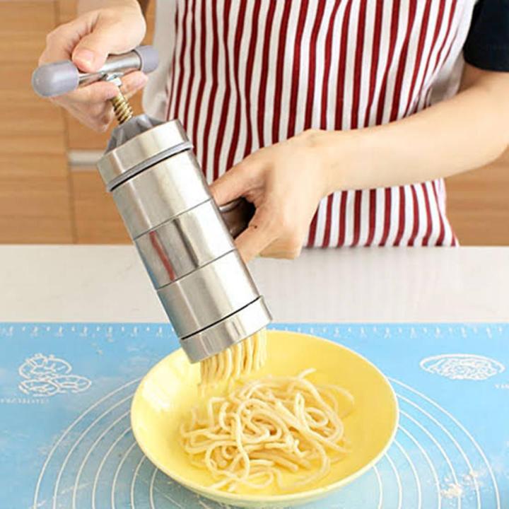 Nimco Machine Nimko Maker Sev Maker With 6 Jalies - silver color | Daraz.pk