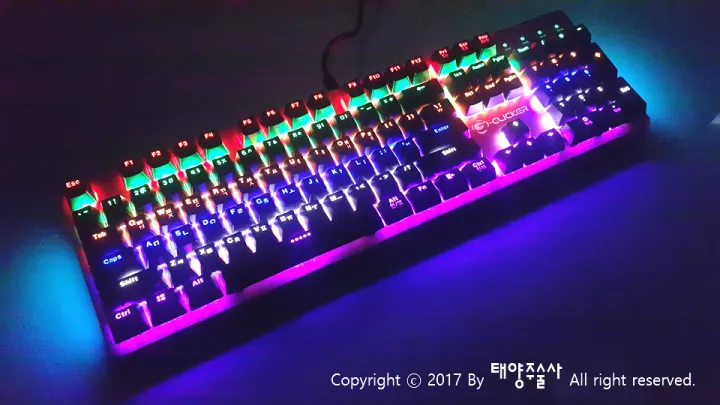 BRANDED--G-Clicker GK-K520 Rainbow Mechanical Keyboard GK-K520 Rainbow ...