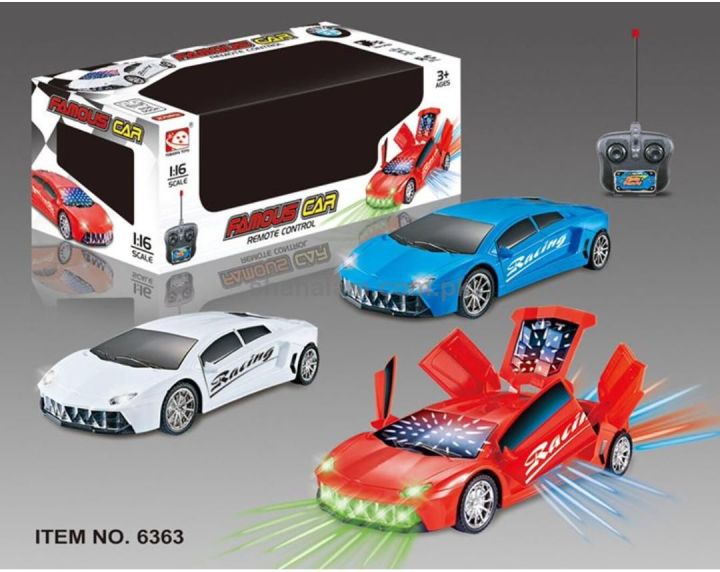 Famous Car 4 Channel RC Remote Control Cars with 3D Lights Included ...