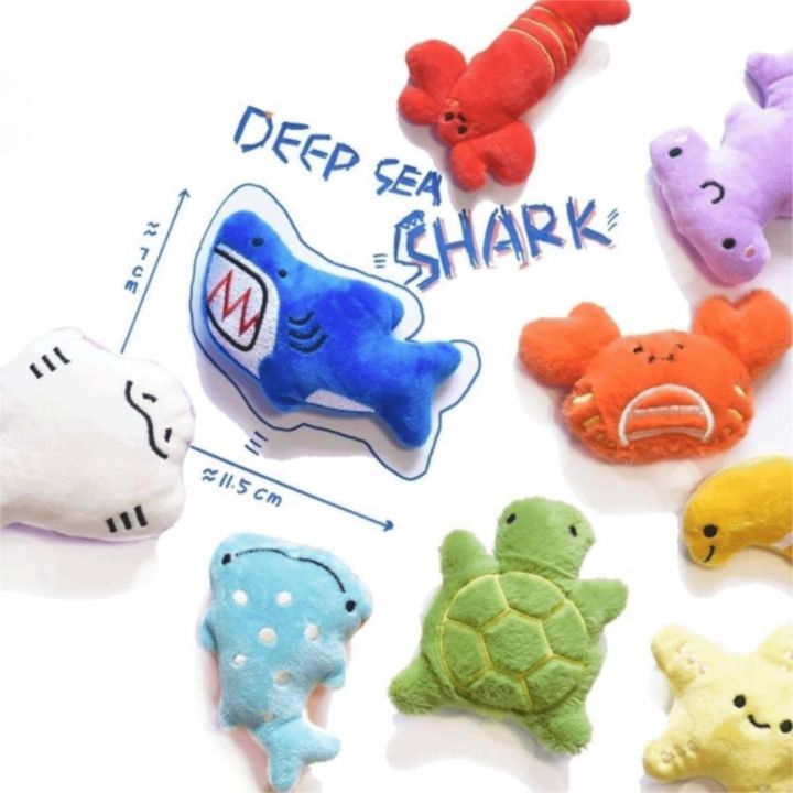 Cartoon Mini Plush Sound Toys Durable Soft Plush Dog Toy Chew-Resistant ...